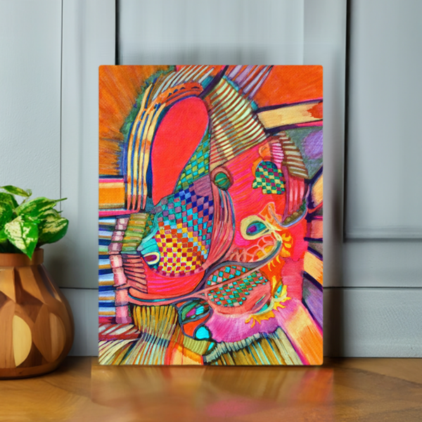 Come Together Abstract Canvas - Unframed Art for Modern Spaces